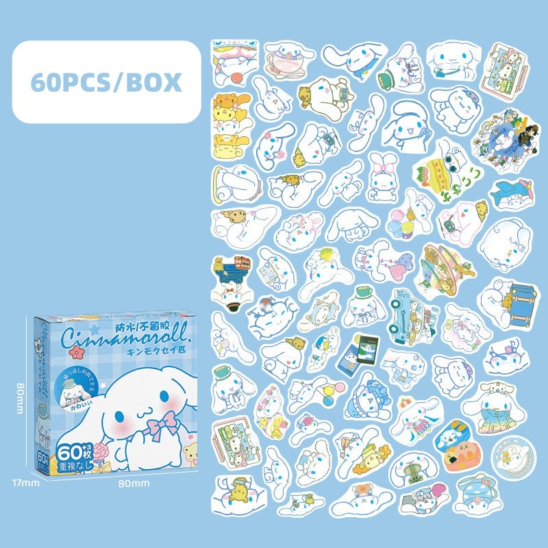 Jual Sanrio Jade Cinnamon Dog Pacha Dog Stiker Kartun Lucu Stiker Akun ...