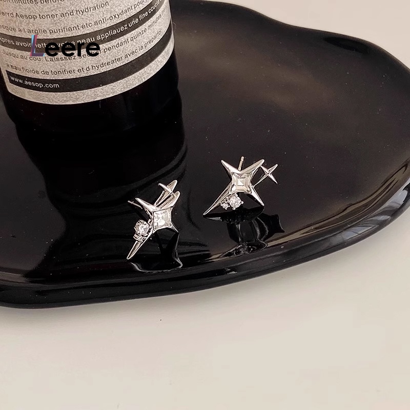 Jual LEERE -Earrings Stud Anting Telinga Silver Perak Tindik Tusuk ...