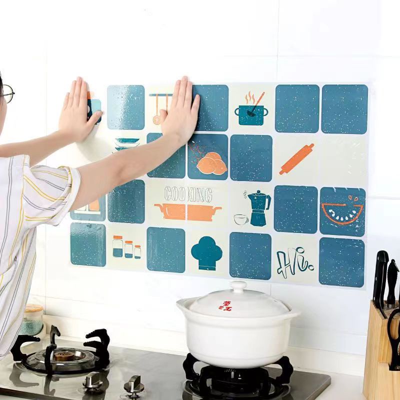 Jual Stiker Wallpaper Dinding Dapur Tahan Minyak, Tahan Api dan Tahan ...