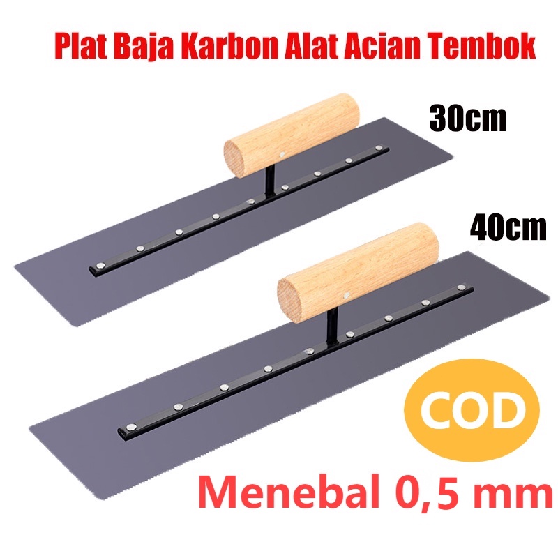 Jual 30/40 Cm Gosokan Acian Setrika Plester Dinding Roskam Plat Baja ...