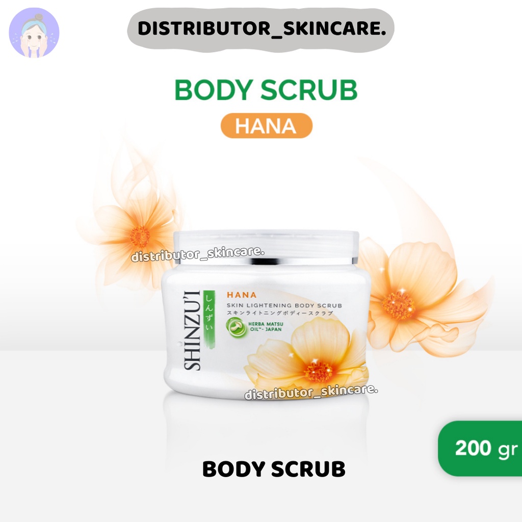 Jual Shinzui Hana Skin Lightening Body Scrub 200g | Shopee Indonesia