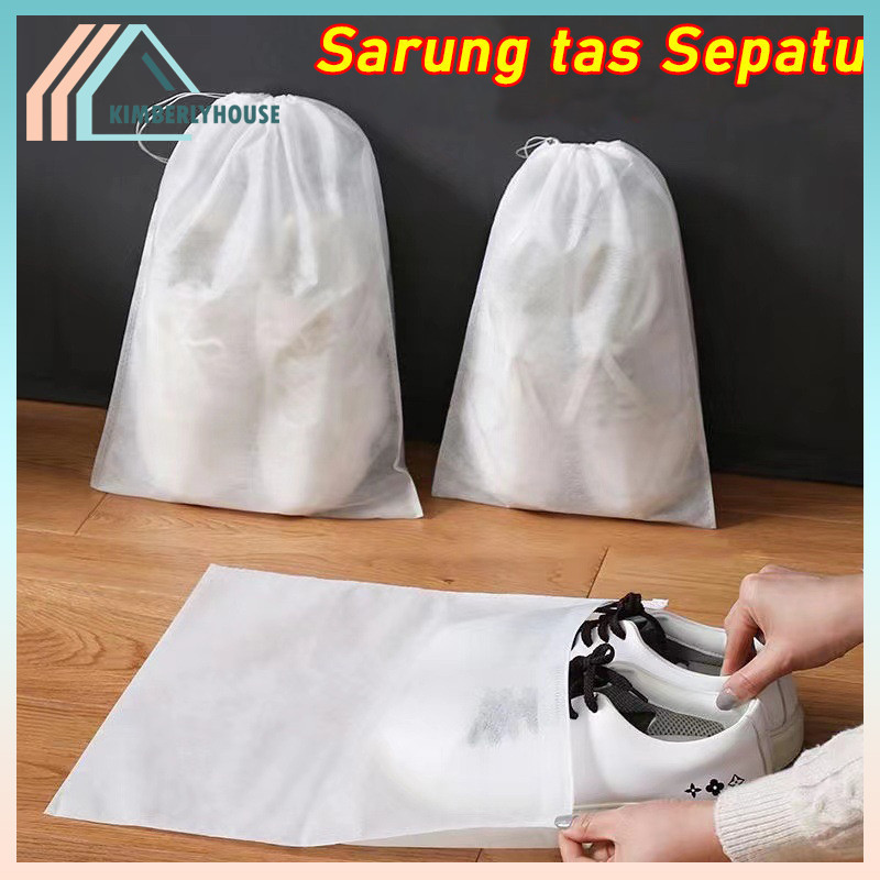 Jual SERUT PENYIMPANAN SEPATU/DUSTBAG DISPOSABLE BAG SANDAL SEPATU ...