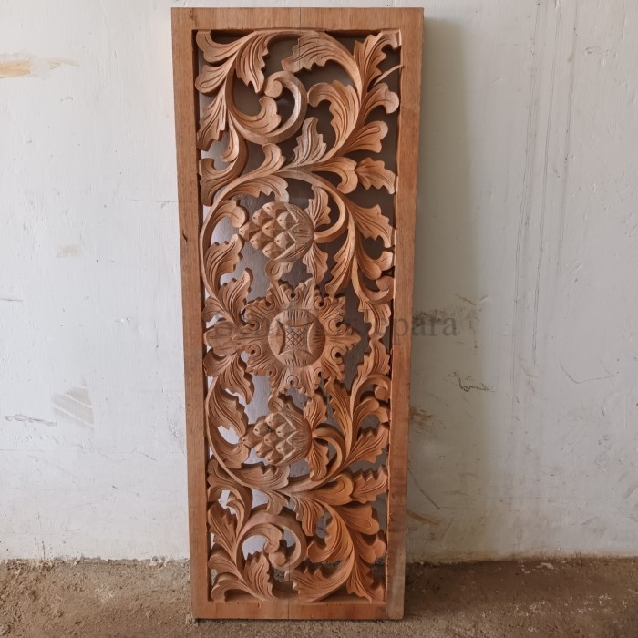 Jual ukiran kayu ornamen ukir loster ukir roster bofen kusen pintu ...