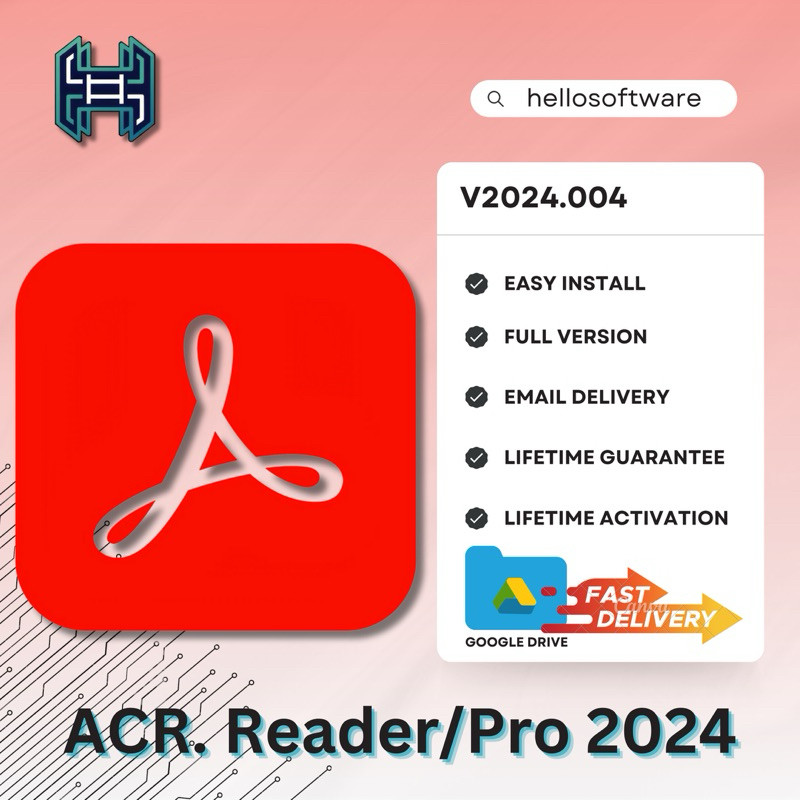 Jual (WIN/MAC) Acrobat PRO/Reader v2024 - Editor PDF/ E-Form Pajak/ dIl ...