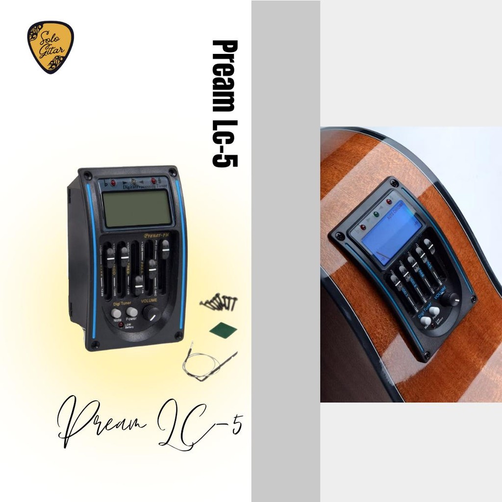 Jual PREAMP LC 5 - EQUALIZER GITAR TUNER LC 5 PRENER LED | Shopee Indonesia