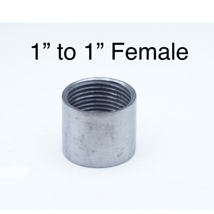 Jual Konektor Sambungan Coupling Fiting Drat Dalam Nipel Pipa Besi 1 ...