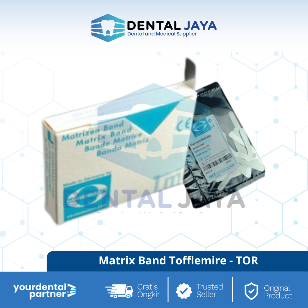 Jual Dental Jaya TOR Matrix Band | Matrix Tofflemire | Matrix Kelas 2 ...