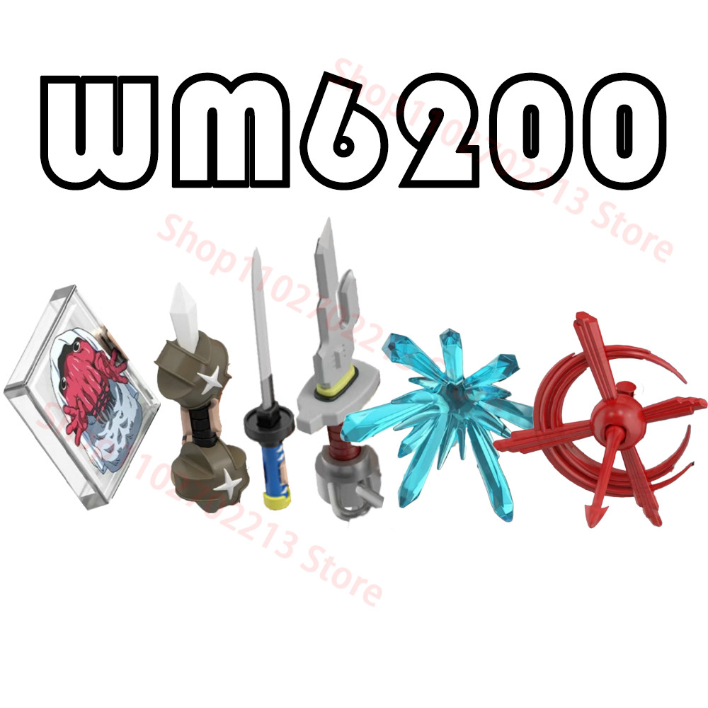 Jual WM6200 Fushiguro Toji Building Blocks Sukuna Parts Weapon Action ...