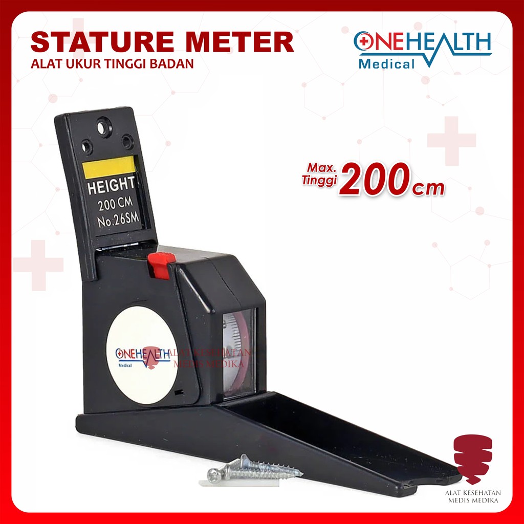 Jual Stature Meter OneHealth Alat Ukur Tinggi Badan Pengukur ...