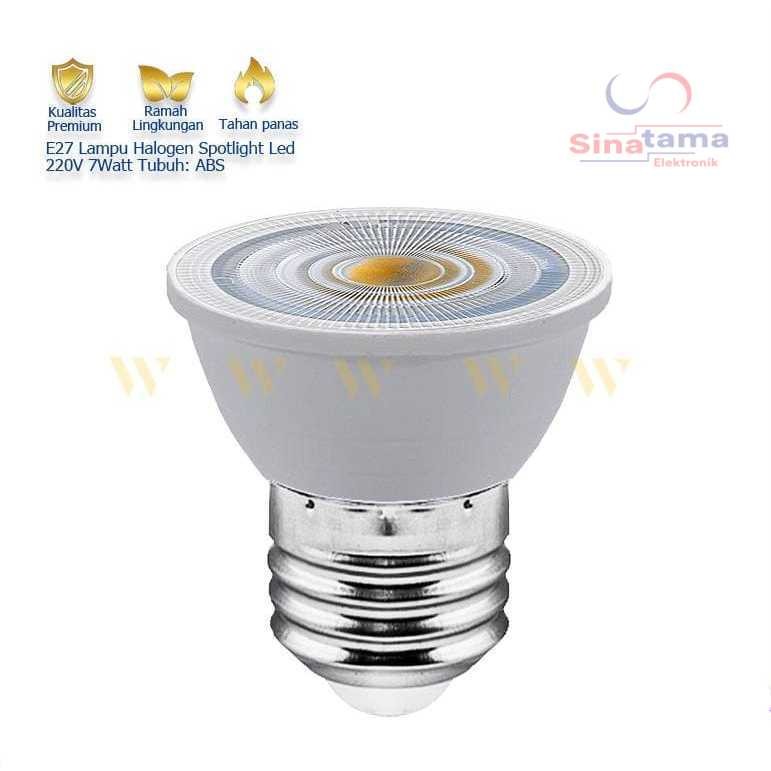 Jual Lampu Halogen Spotlight LED 6WATT Fitting E27 Sorot 6W Lampu Spot Light SinatamaGamping ...