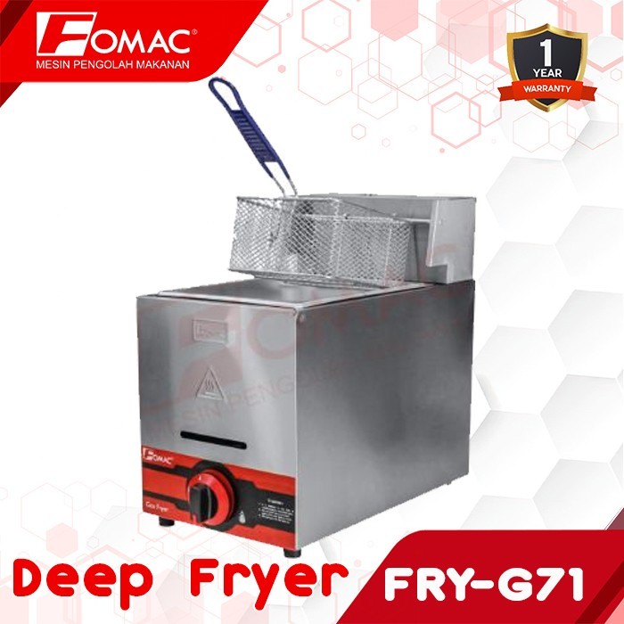 Jual FOMAC FRY-G71 Deep Fryer Kompor Penggoregan gas 5.5 Liter Premium ...