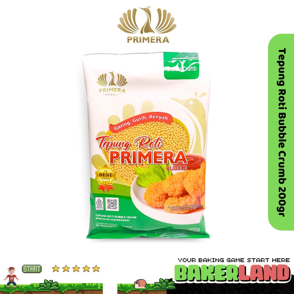 Jual Primera Tepung Roti Bubble Crumb 200gr / Bubble Crumb / Buble ...