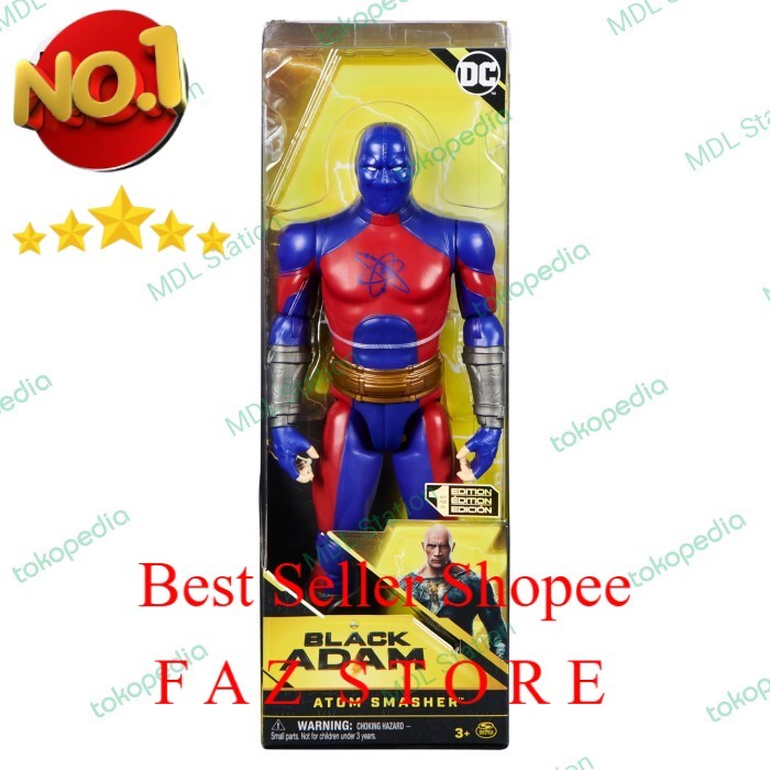 Jual Spin Master Action Figures 12 Inch DC BLACK ADAM Series Atom ...
