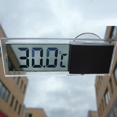 Jual LCD Digital Temperature Meter Indoor Home Outdoor Suction Cup Car ...