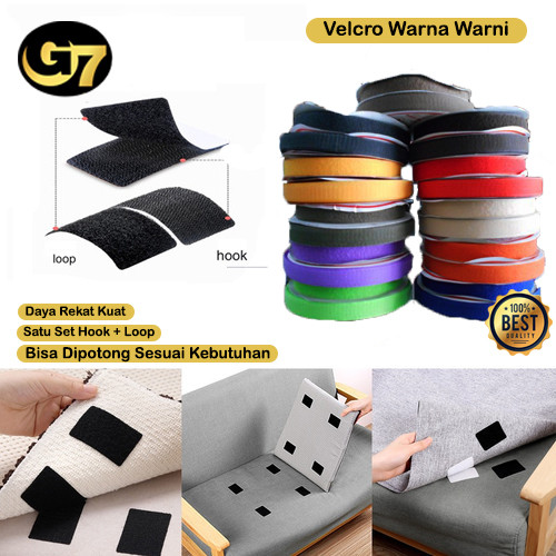 Jual Velcro Perekat Kain Serbaguna Velcro Perekat Sepatu Tas Jaket Has ...