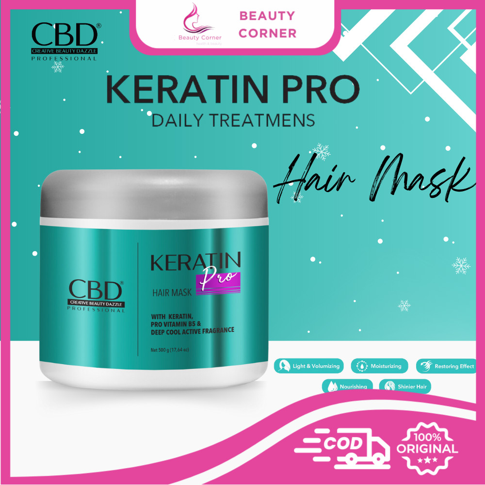 Jual CBD Keratin Pro Daily Hair Mask | Shopee Indonesia