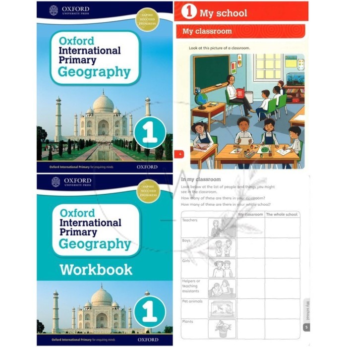 Jual Oxford International Primary Geography 1 2 3 4 5 6 Student’s Book & Workbook | FiIe Buku ...