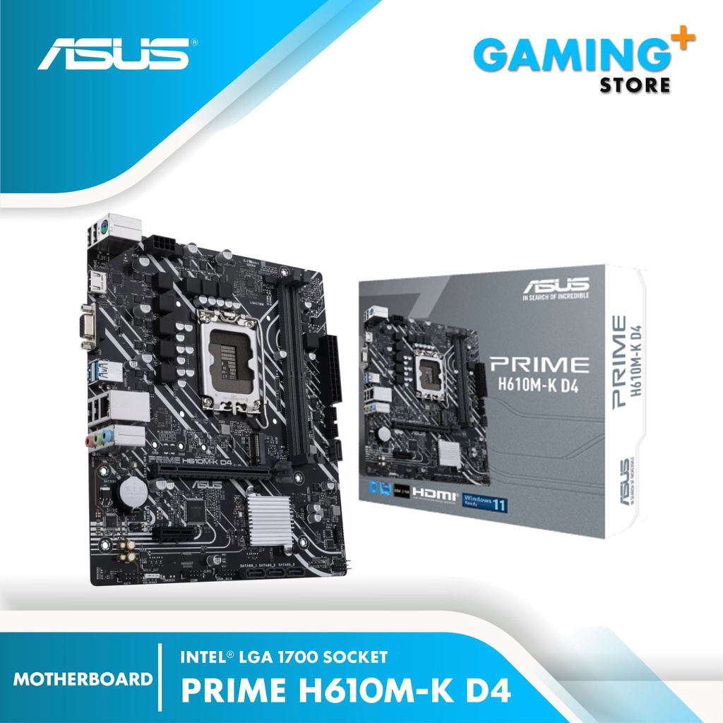 Jual Asus Motherboard Prime H610M-K D4 LGA 1700 Micro ATX | Shopee Indonesia