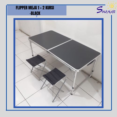 Jual SHENAR MEJA LIPAT MULTIFUNGSI MEJA KOPER OUTDOOR1 DAPAT 2 KURSI ...