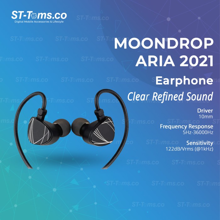 Jual Moondrop Aria 2021 High Performance LCP Diaphragm In Ear Earphone ...
