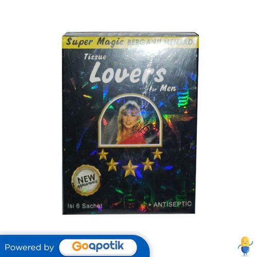 Jual SUPER MAGIC TISSUE LOVERS FOR MEN PACK 6 PCS | Shopee Indonesia
