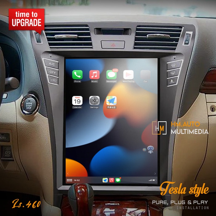 Jual Tesla For Lexus LS460 Head unit android Vertical Screen Premium ...