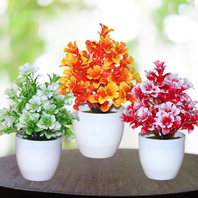 Jual PT42 Pot Tanaman Hias Bunga Hias Plastik Pot Bongsai Artificial ...