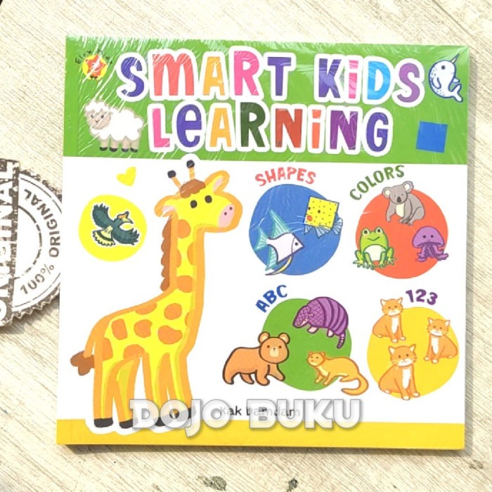 Jual Buku Smart Kids Learning: Shapes, Color, ABC, 123 by Elex Kids | Shopee Indonesia