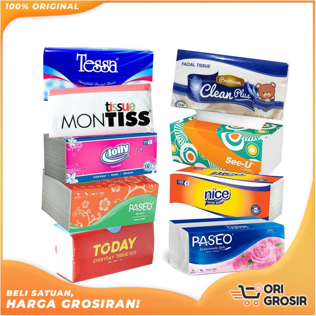 Jual ORI Grosir Tisu Wajah Soft Natural Facial Tissue Tissu Wajah Series | Shopee Indonesia