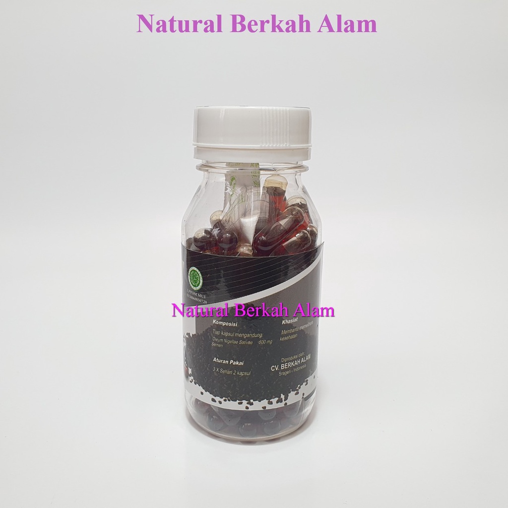 Jual AL Birkah Habatussauda Oil @ 100 Kapsul / Habatussauda Oil 100 ...