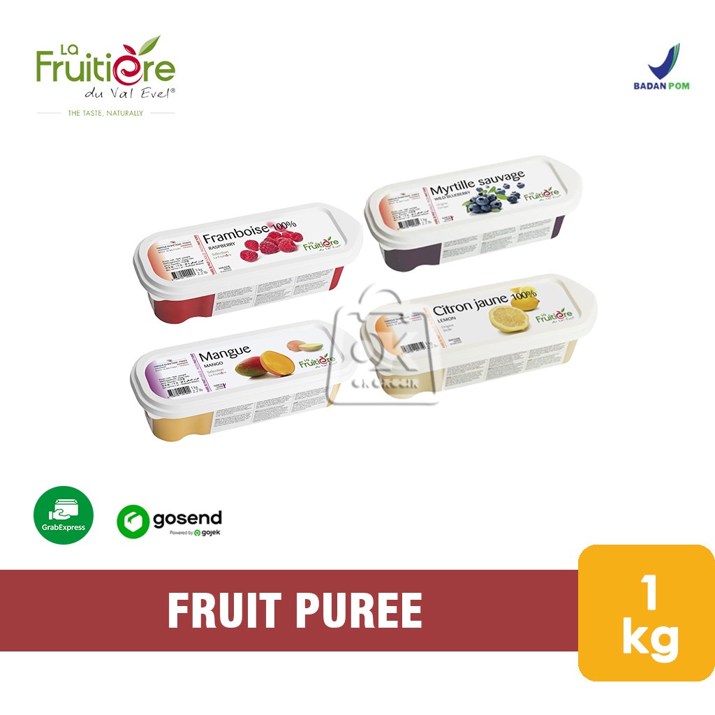 Jual Fruit Puree La Fruitiere Raspberry / Mango / Lemon / Wild ...