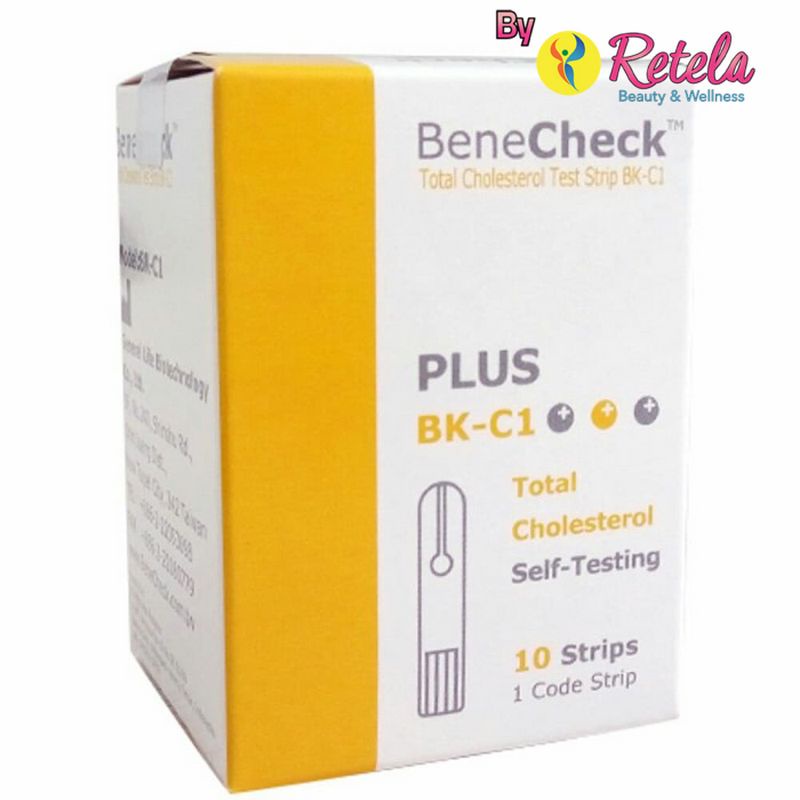 Jual BENECHECK CHOLESTEROL STRIP 10/ TEST STRIP KOLESTEROL | Shopee ...