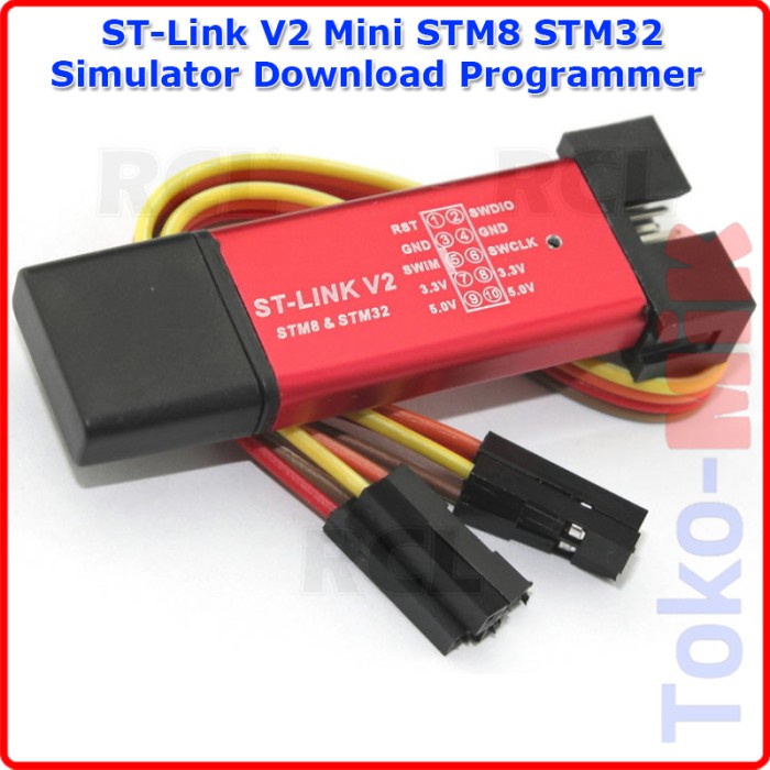 Jual ST-LINK V2 STLink ST Link USB STM8 STM32 Simulator Download Programmer GT27 | Shopee Indonesia