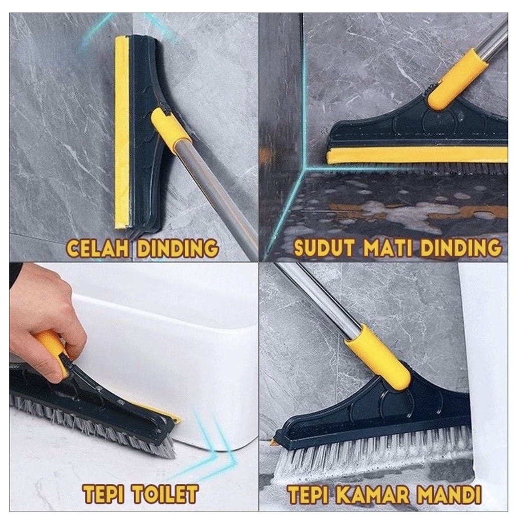 Jual SIKAT KAMAR MANDI GAGANG PANJANG 2IN1 SIKAT WC SIKAT LANTAI ...