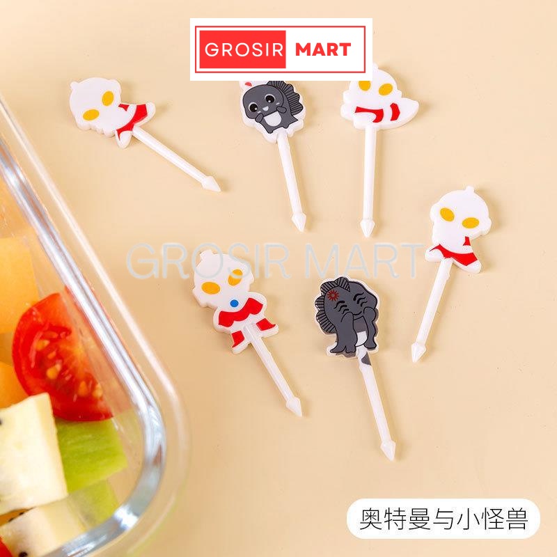 Jual GrosirMart Tusukan Bento Karakter Gemoy Garpu Bento Buah Kue ...