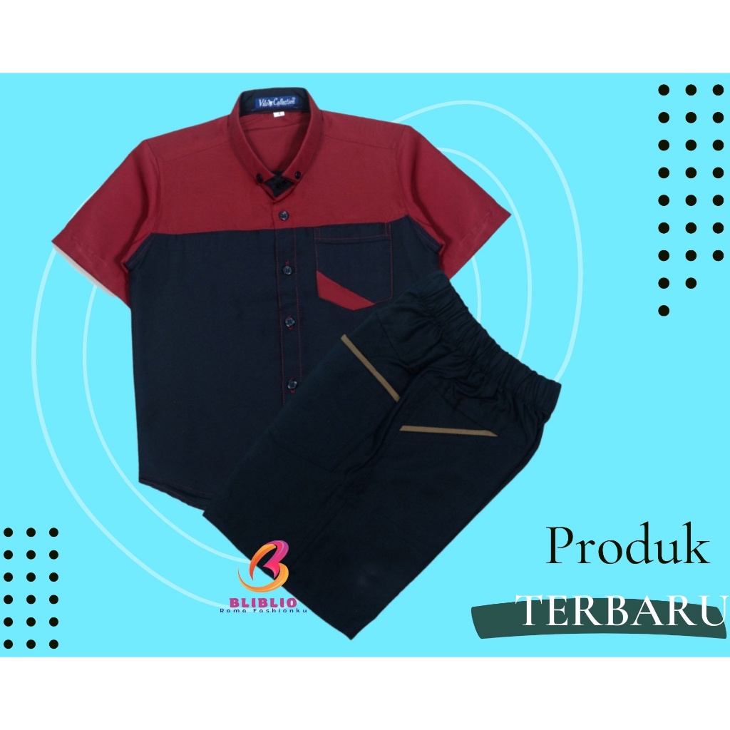 Jual GRATIS ONGKIR/dan COD/Setelan Kemeja Kombinasi Anak Celana Pendek ... Jual GRATIS ONGKIR/dan COD/Setelan Kemeja Kombinasi Anak Celana Pendek ...