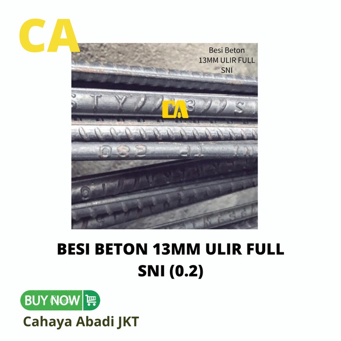 Jual BESI BETON 13MM ULIR FULL SNI (0.2) | Shopee Indonesia