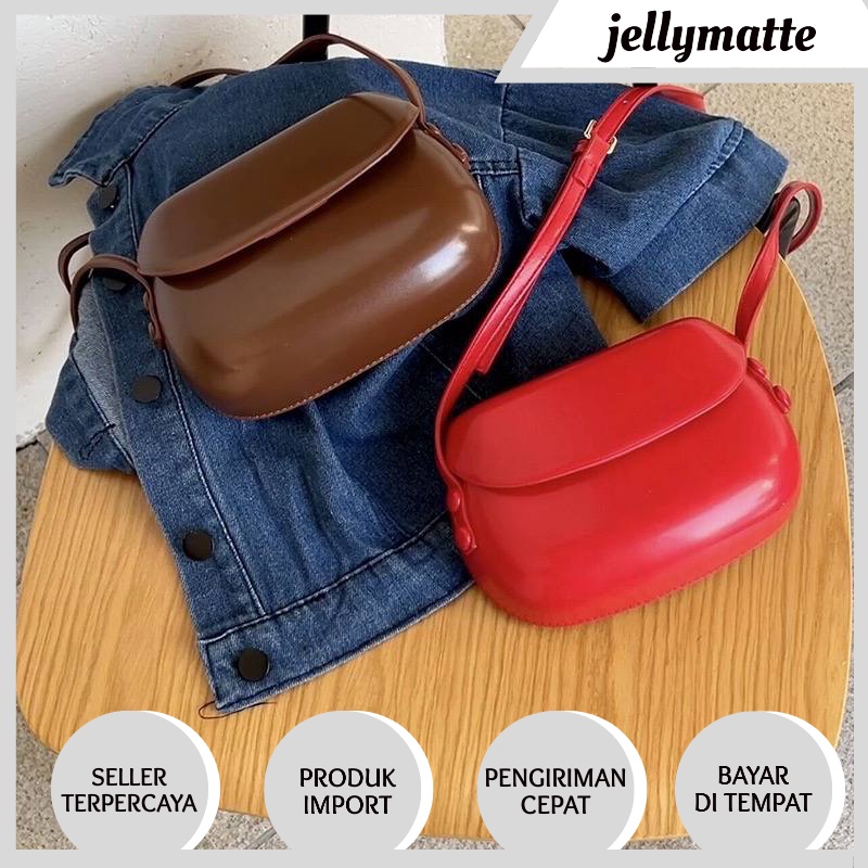 Jual Tas Selempang Kulit PU Wanita Tas Cewek Mini Slingbag Import ...