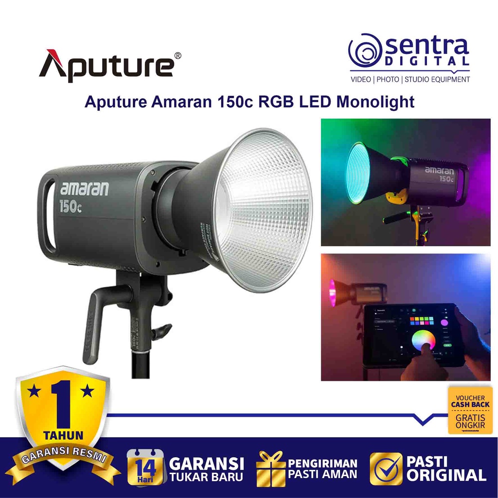 Jual Aputure Amaran 150c RGB LED Monolight | Shopee Indonesia