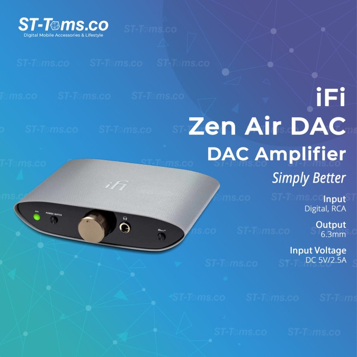 Jual iFi Zen Air DAC Hi-Res Desktop DAC / Headphone AMP with XBass+ ...