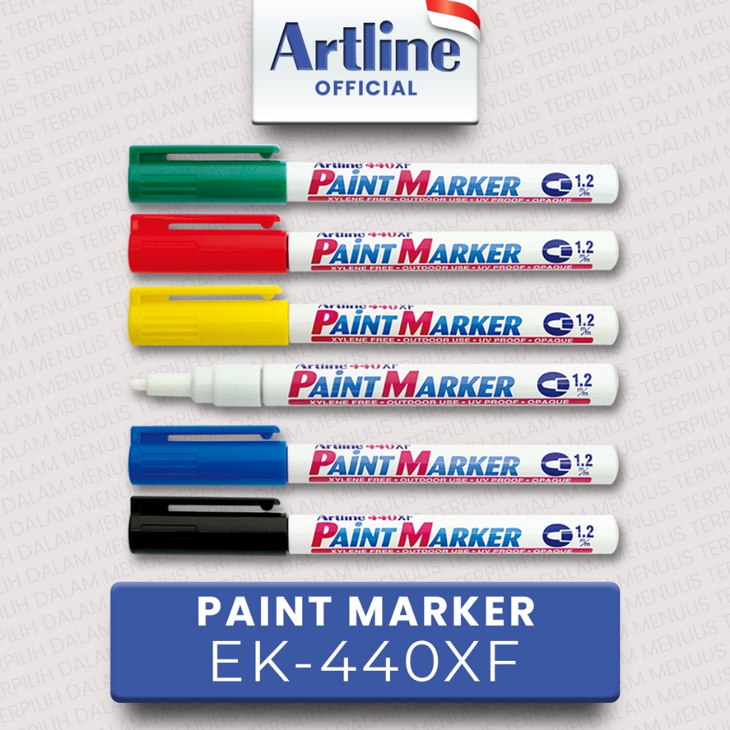 Jual ARTLINE Spidol Paint Marker EK-440XF 1,2MM - Spidol ban paint ...