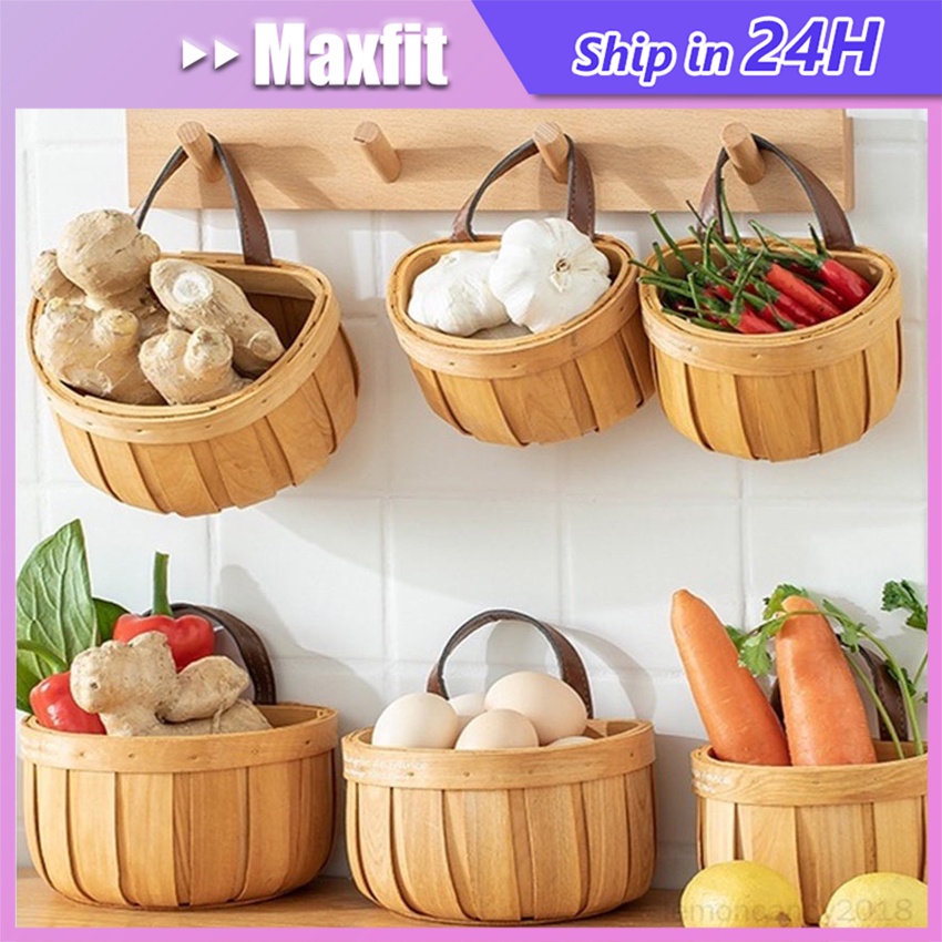 Jual Tempat Bawang Gantung Keranjang Dapur Retro Rustic Aesthetic ...