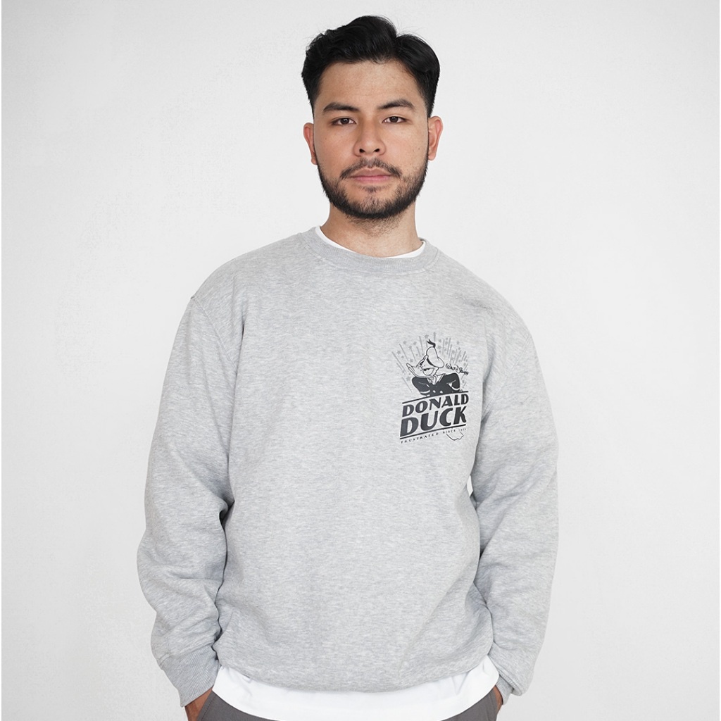 Jual Russ x Disney Sweater Crewneck Donaldcn01 Misty | Shopee Indonesia