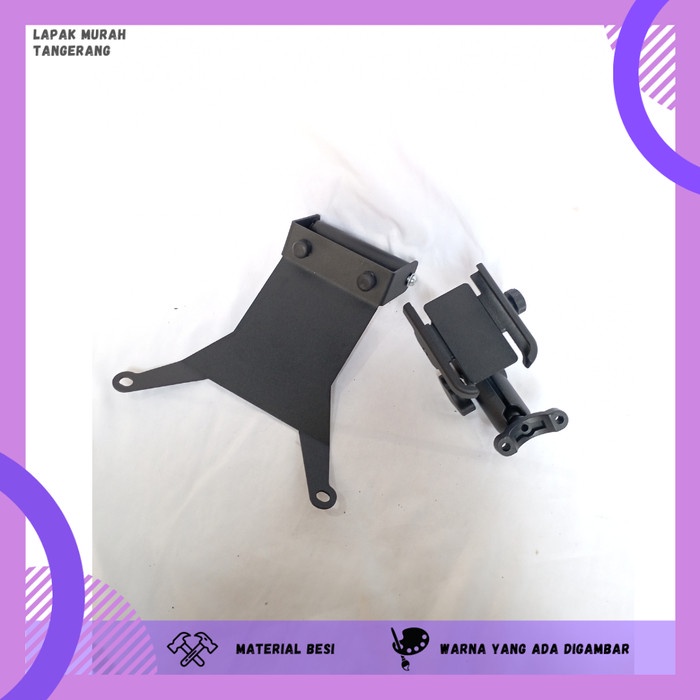 Jual PAKET BRACKET DUDUKAN PHONE HOLDER XMAX NEW 2023 + HOLDER HP GPS ...