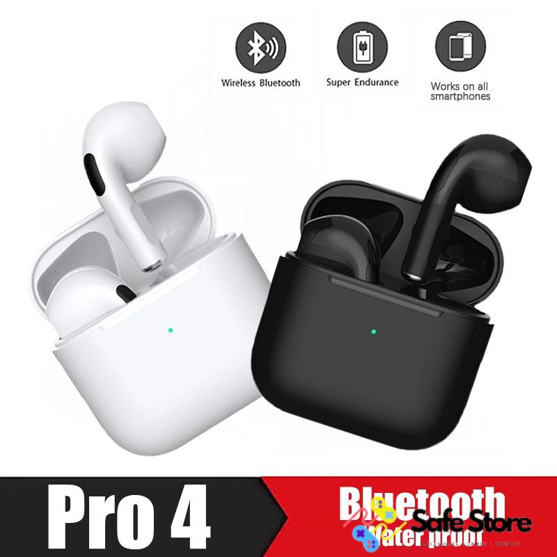 Jual Pro 4 Tws In-ear Mini Pods Bluetooth Earphones Wireless Headphone ...