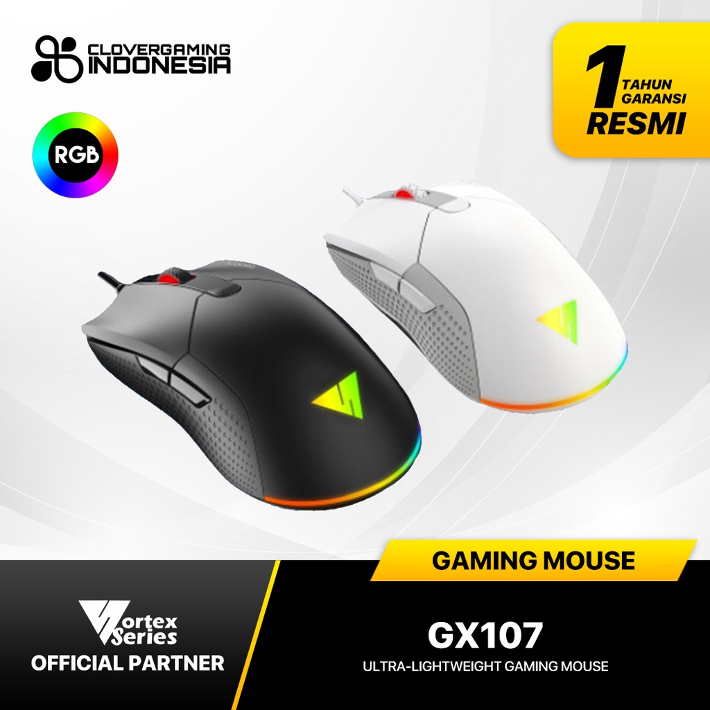 Jual VortexSeries GX107 RGB Ultra-Lightweight Gaming Mouse GX 107 GX ...