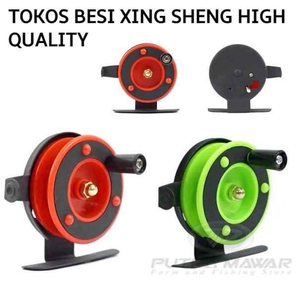Jual Reel Tokos Curve Xing Sheng Handle Kanan Body Besi kerekan ...
