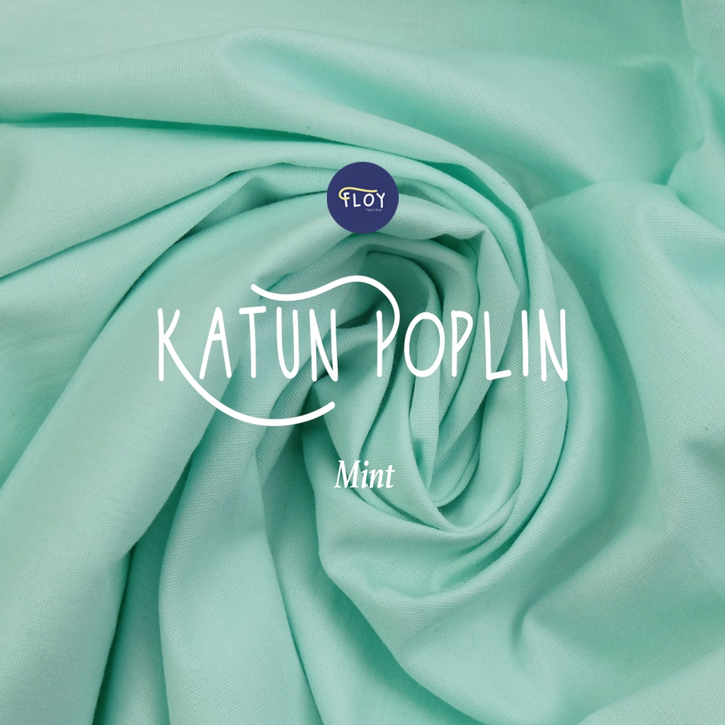 Jual Floy fabric KATUN POPLIN PER 1 METERAN katun eceran bahan kemeja ...