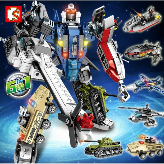 Jual Brick Lego Mobil Tank Robot Pesawat Tentara Militer Perang Soldier ...