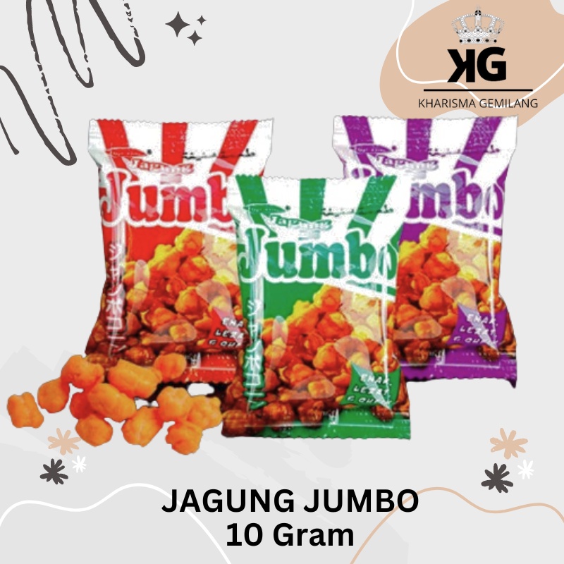 Jual KG - JAGUNG JUMBO 10 Gram (1 RENCENG 10 PCS) Snack Cemilan Murah ...